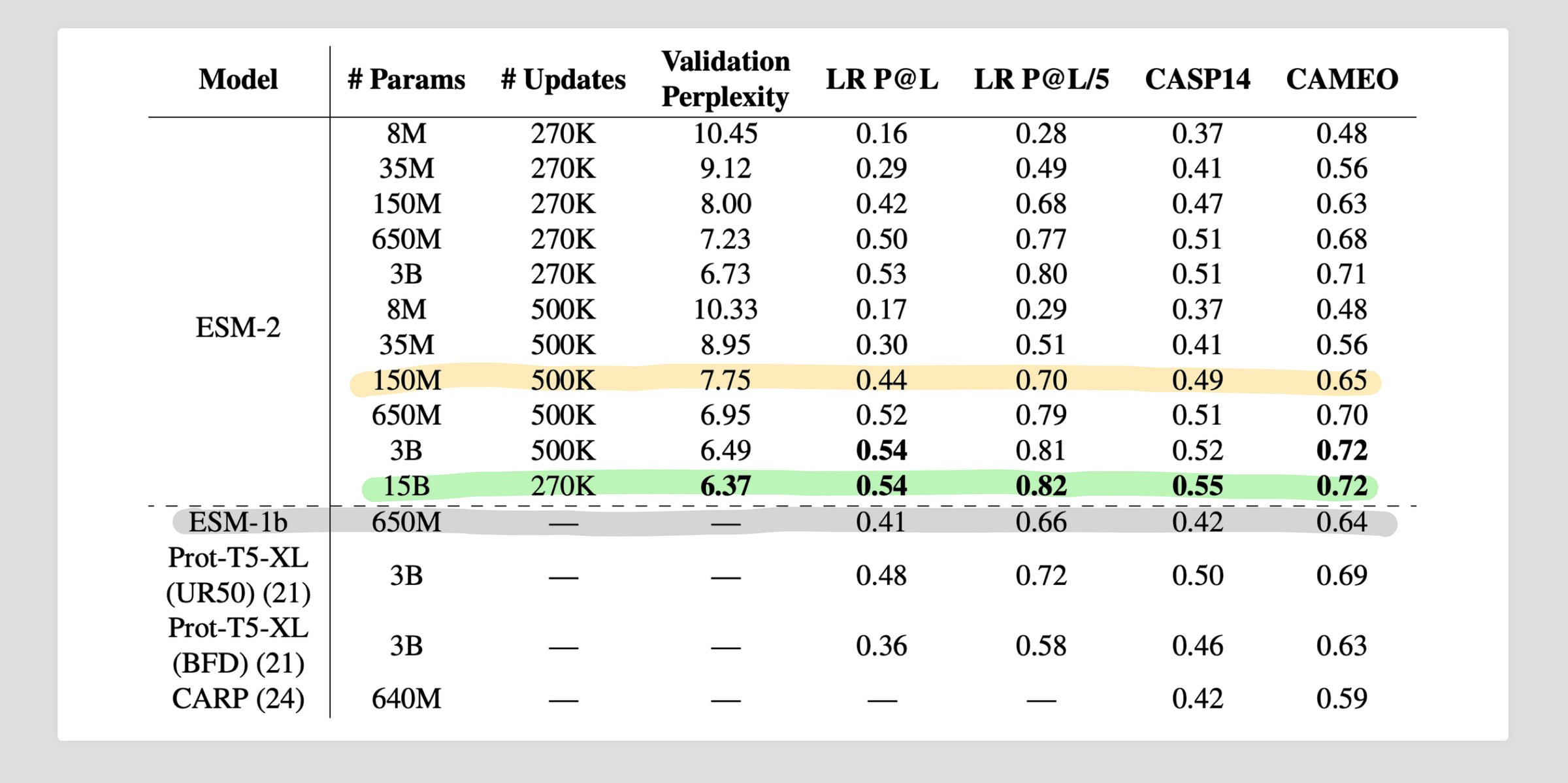 ESM-2 (evolutionary-scale prediction of atomic level protein structure with a language model)